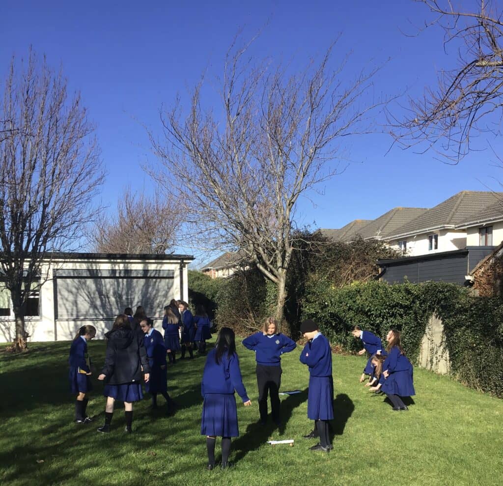 First Years Engaging in Drop Everything and Move - Maryfield College